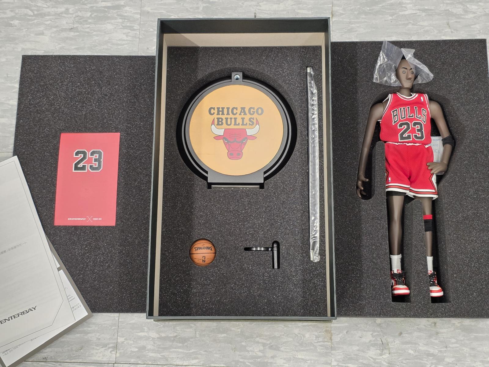 Enterbay X Eric So 1/6 EE-1002 Michael Jordan Limited Edition Red ...