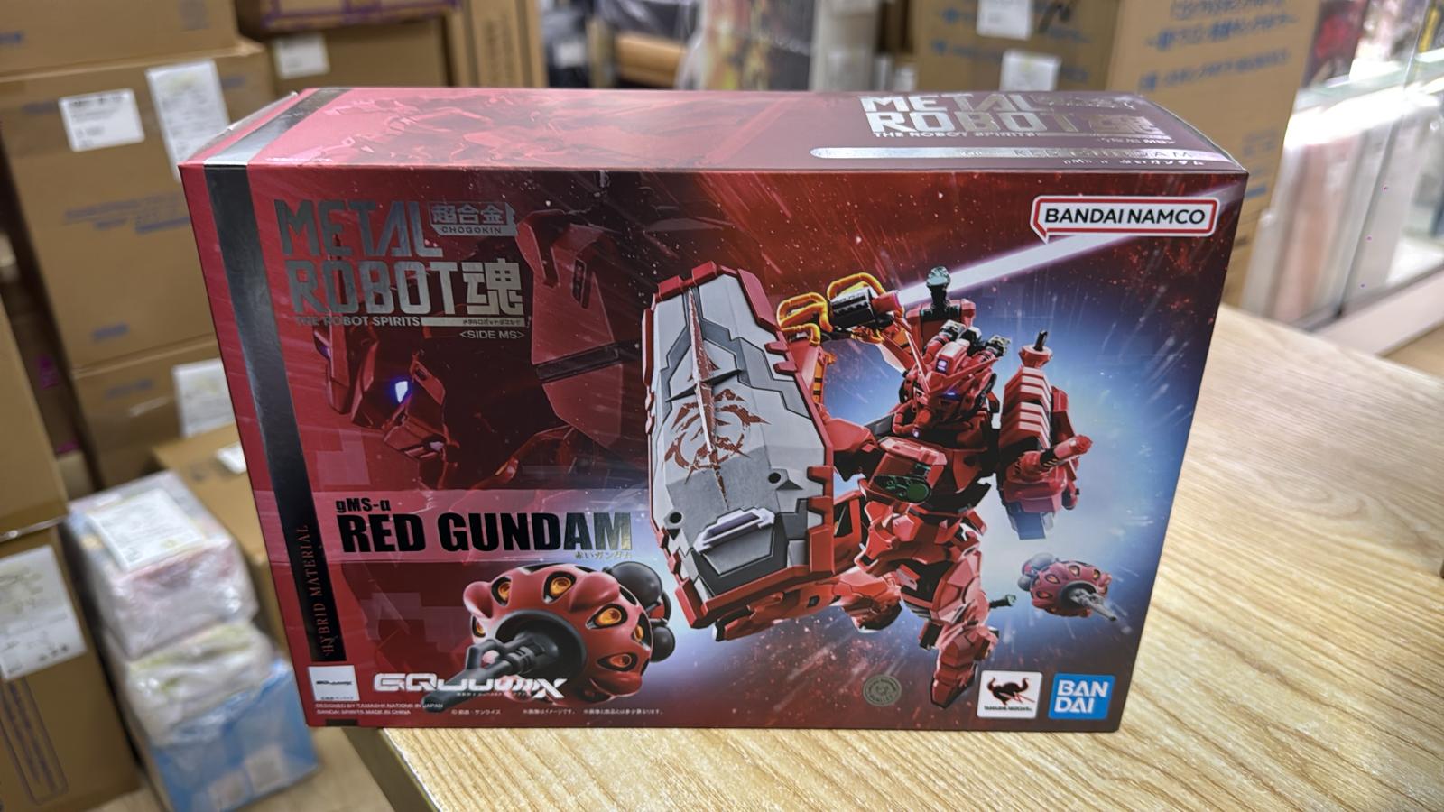 Bandai Metal Robot GMS-α Red Gundam GQuuuuuuX – Nibanme Toys