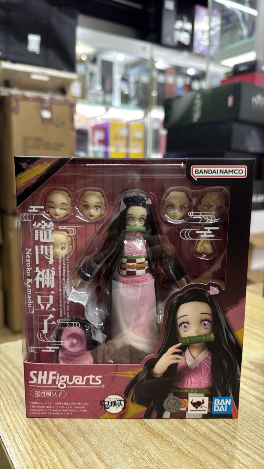 Bandai S.H.Figuarts Shf Nezuko Kamado Demon Slayer Kimetsu No Yaiba ...