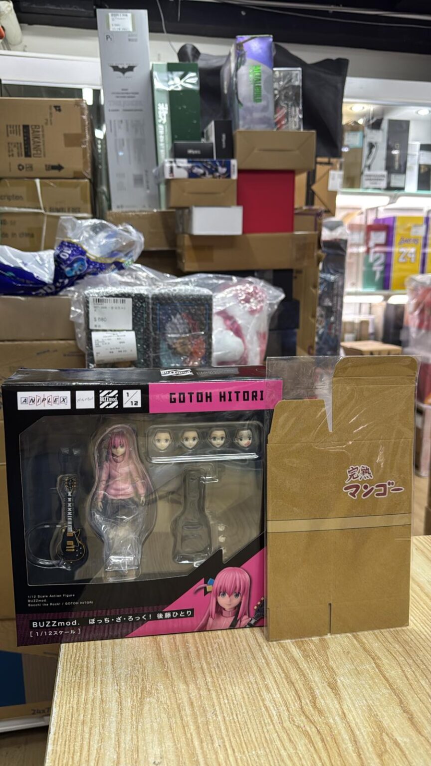全新 Aniplex 1/12 BUZZmod Gotoh Hitori Bocchi The Rock 後藤一里 孤獨搖滾 ...