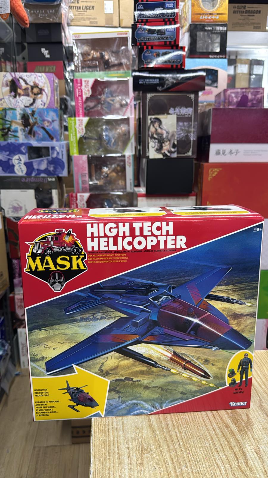 M.A.S.K. Mask High Tech Helicopter Vehicle With Miles Wolf Mayhem ...